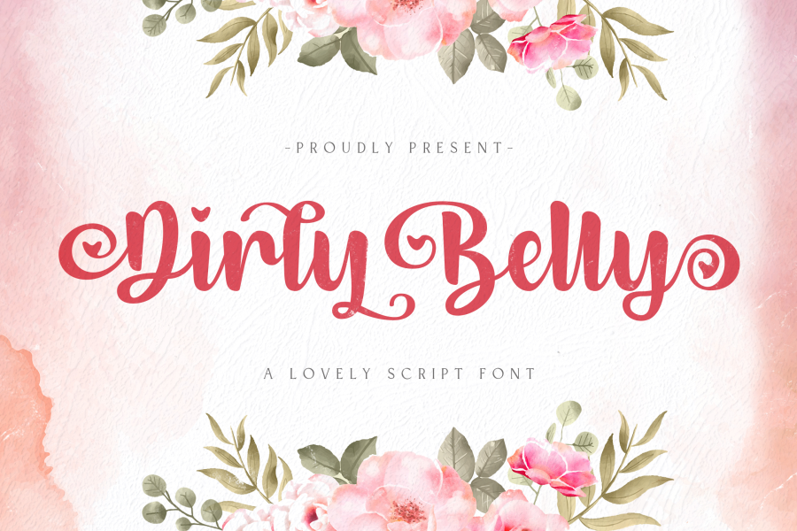 Dirly Belly Font · 1001 Fonts