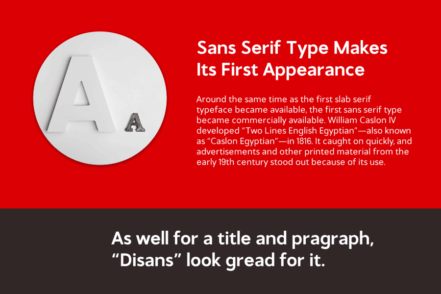 Disans Font · 1001 Fonts