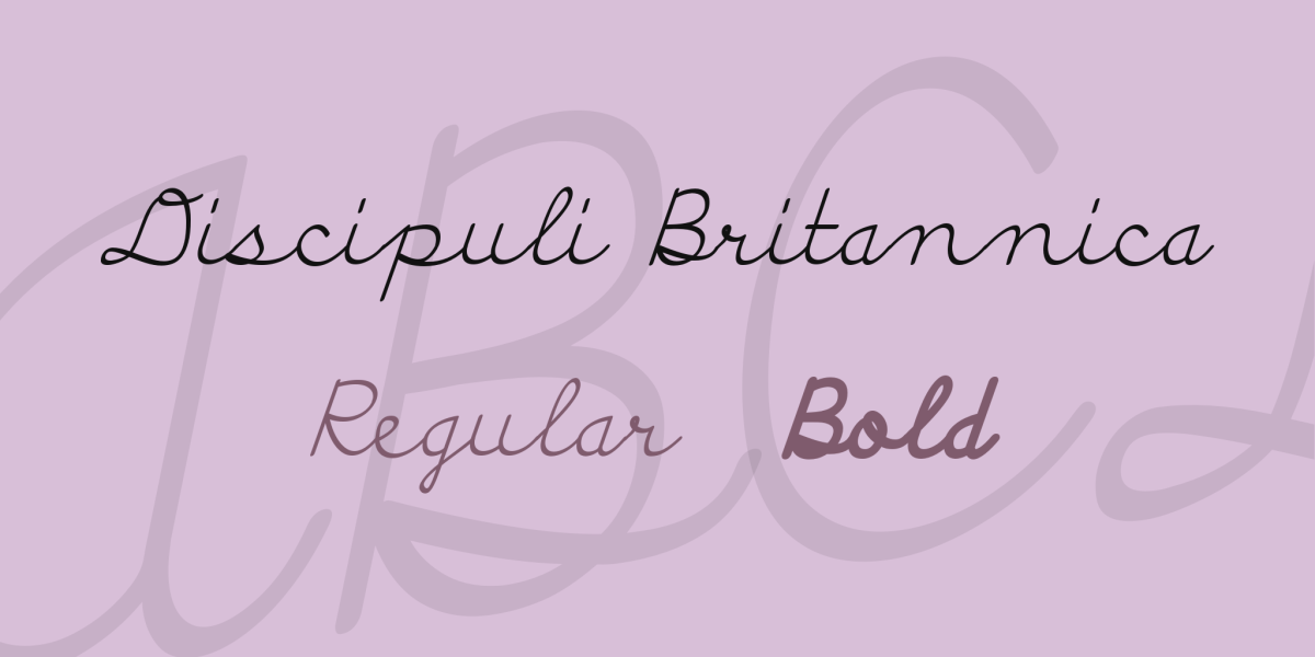 Discipuli Britannica Font Family · 1001 Fonts
