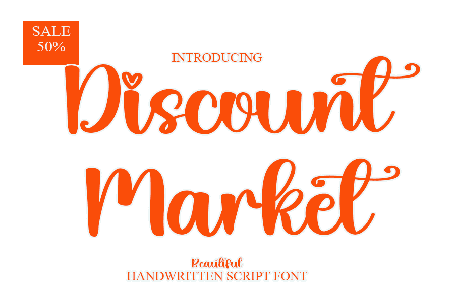 Discount Market Font · 1001 Fonts