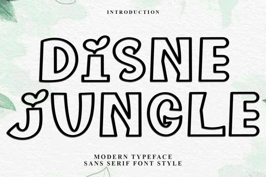 Disney Jungle Font · 1001 Fonts
