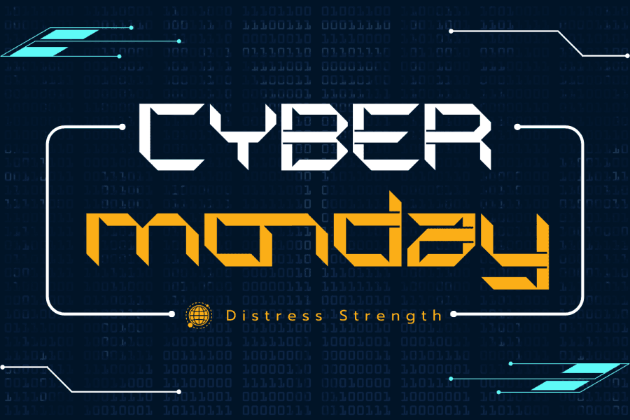 Distress Strength Demo Font · 1001 Fonts