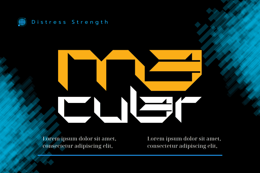 Distress Strength Demo Font · 1001 Fonts