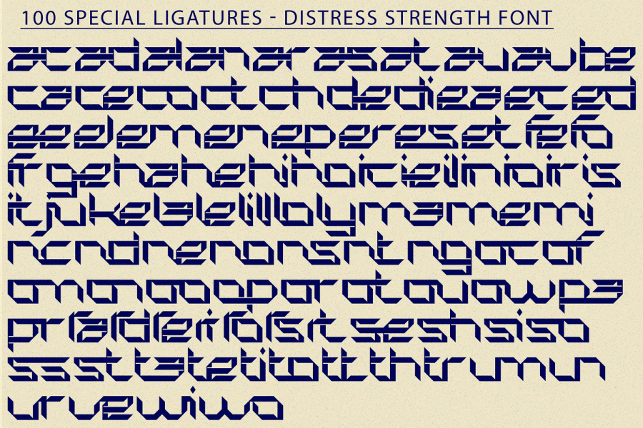 Distress Strength Demo Font · 1001 Fonts