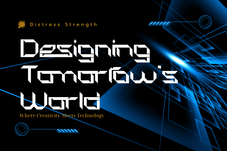 Distress Strength Demo Font · 1001 Fonts