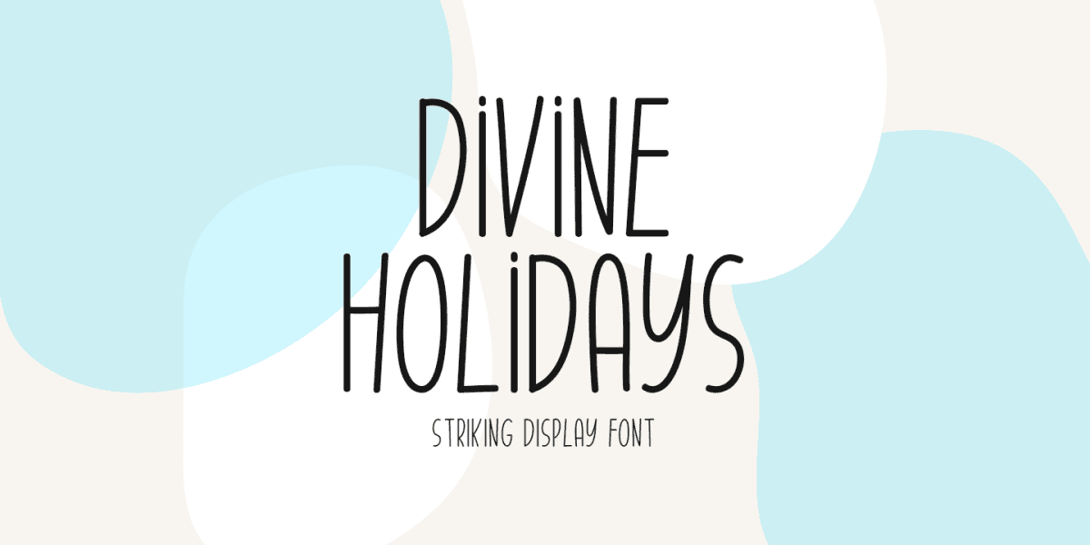 Divine Holidays Font · 1001 Fonts