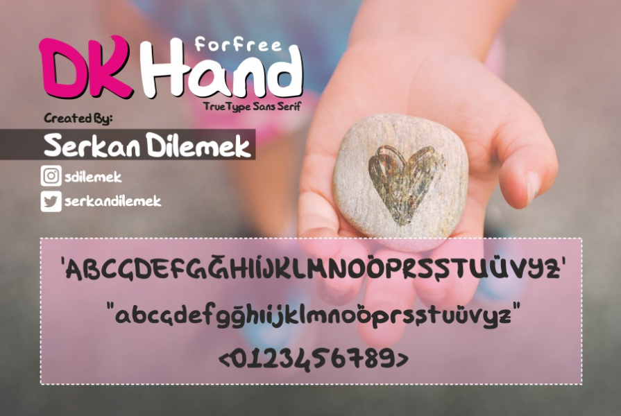 DK Hand Font · 1001 Fonts