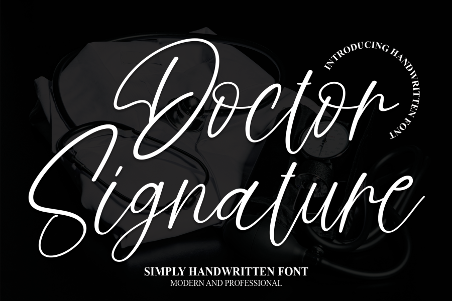 Doctor Signature Font · 1001 Fonts