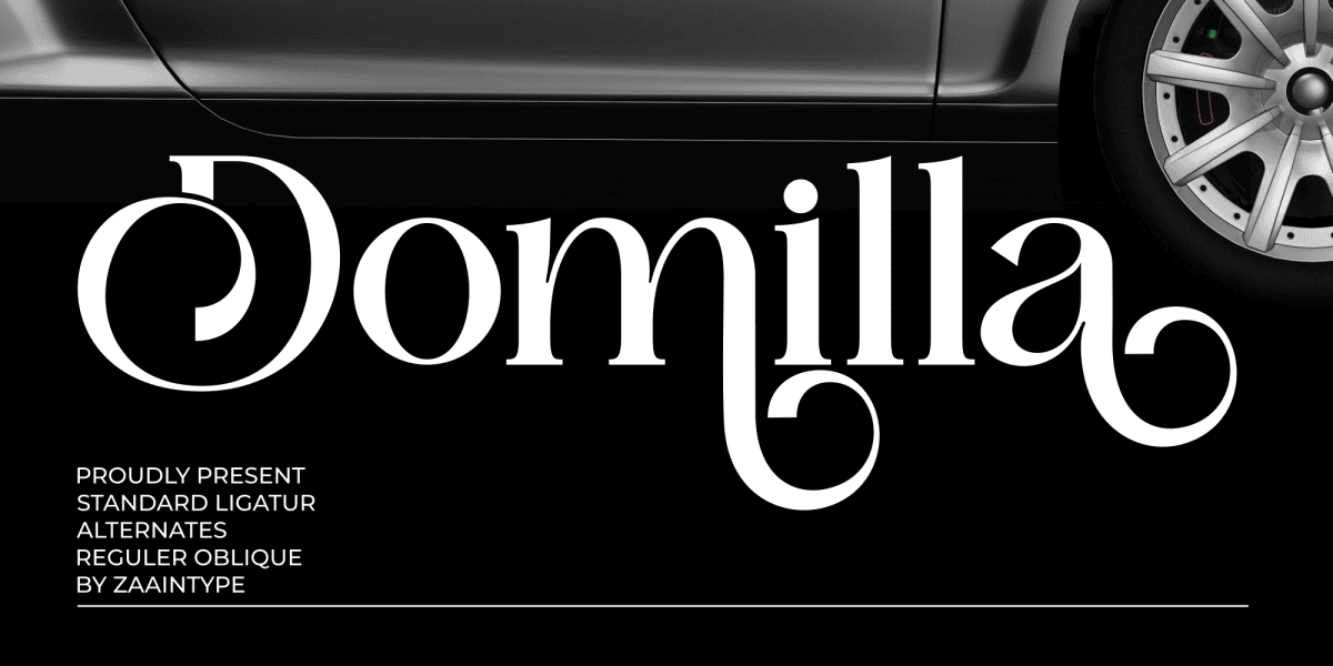 Domilla Font Family · 1001 Fonts