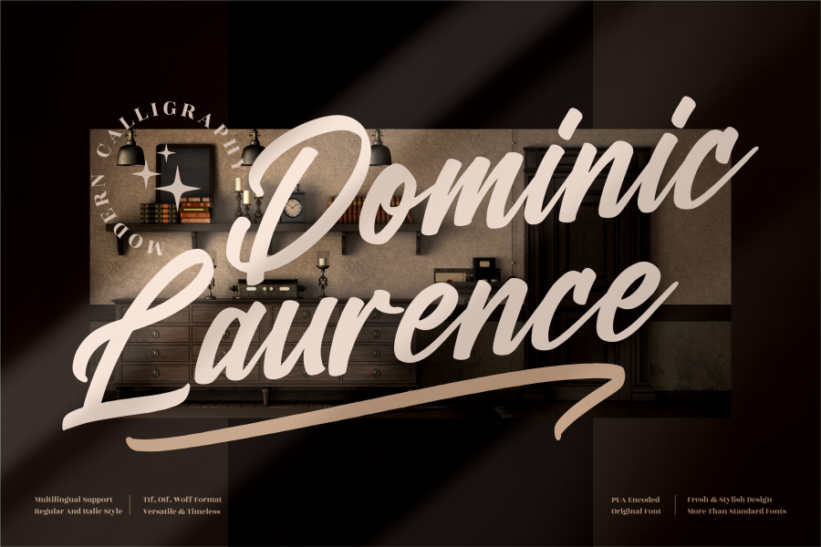 Dominic Laurence Font Family · 1001 Fonts