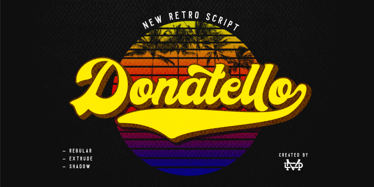 Donatello Font · 1001 Fonts