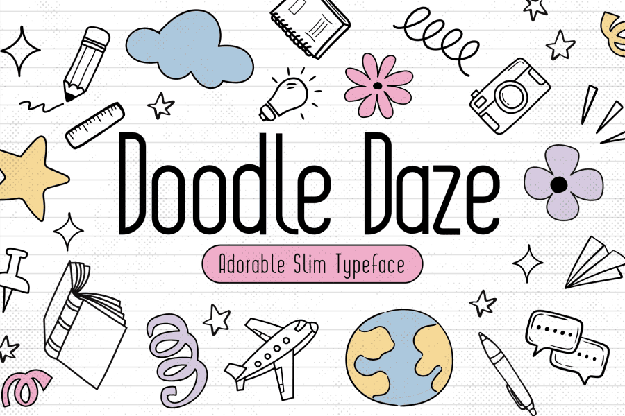 Doodle Daze Font · 1001 Fonts