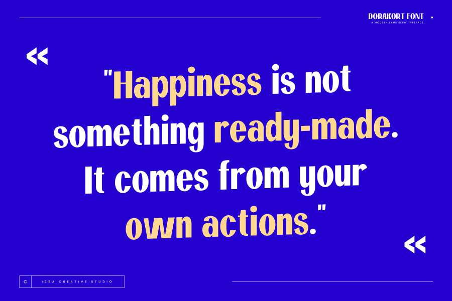 Dorakort Personal Use Font · 1001 Fonts