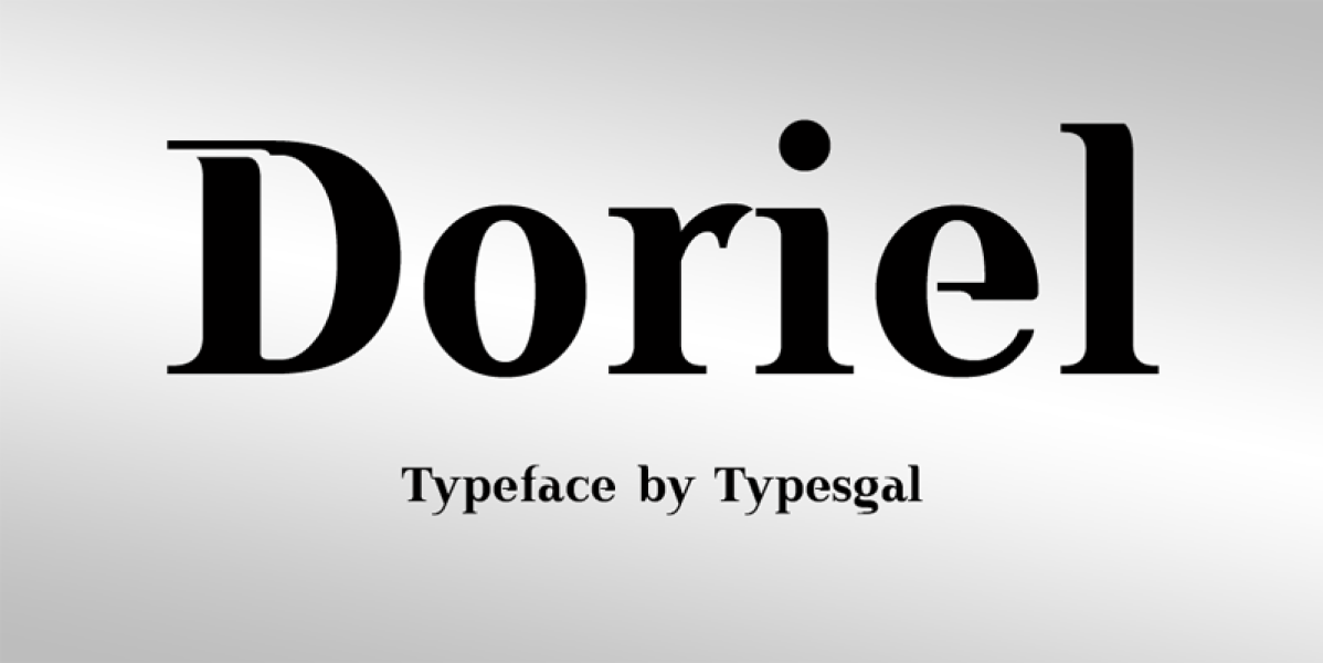 Doriel Font · 1001 Fonts