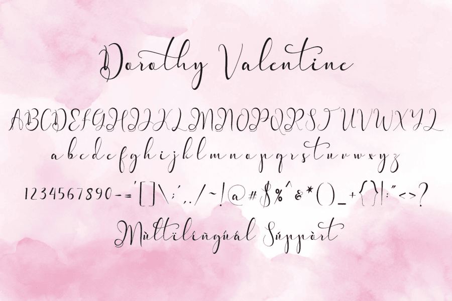 Dorothy Valentine Font · 1001 Fonts