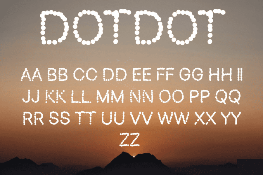 Dotdot Font · 1001 Fonts