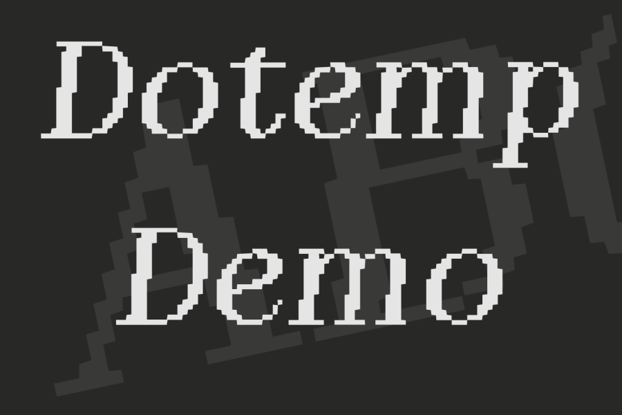 Dotemp Demo Font · 1001 Fonts