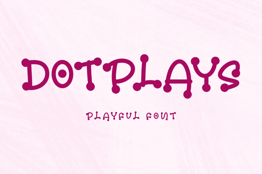 1 Free Cute, Dot Font · 1001 Fonts