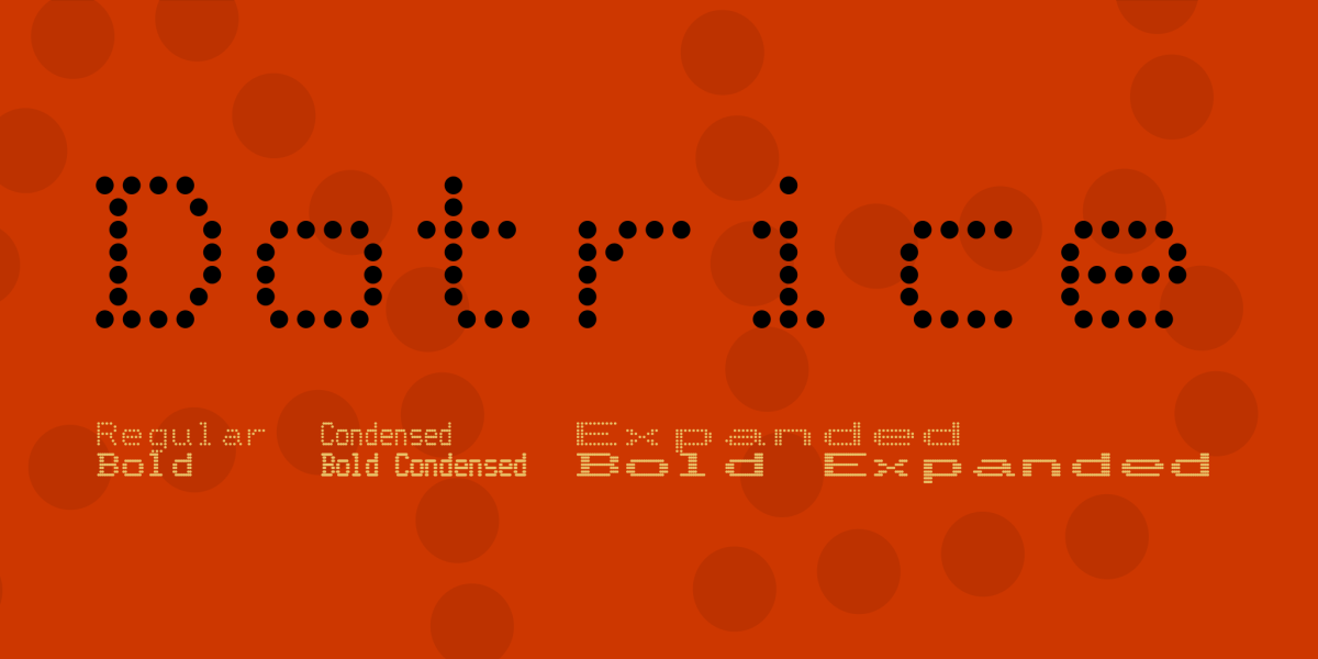 48 Free Dot Matrix Fonts · 1001 Fonts