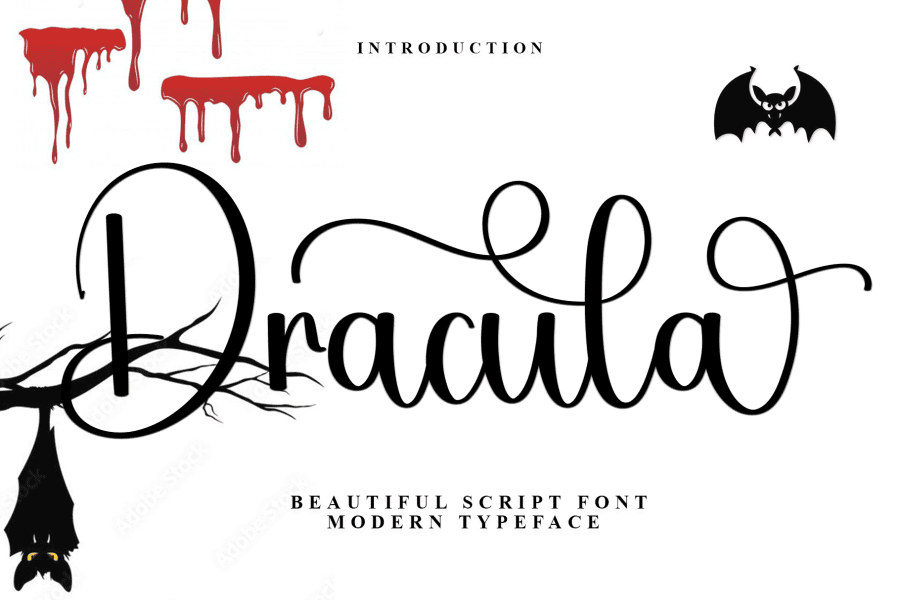 Dracula Scary Font · 1001 Fonts