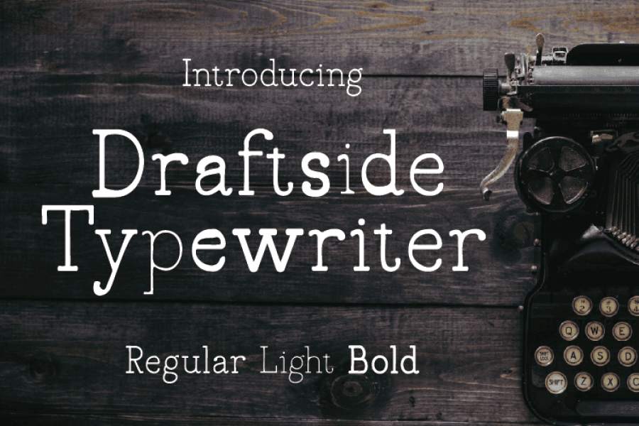 Draftside Font Family · 1001 Fonts