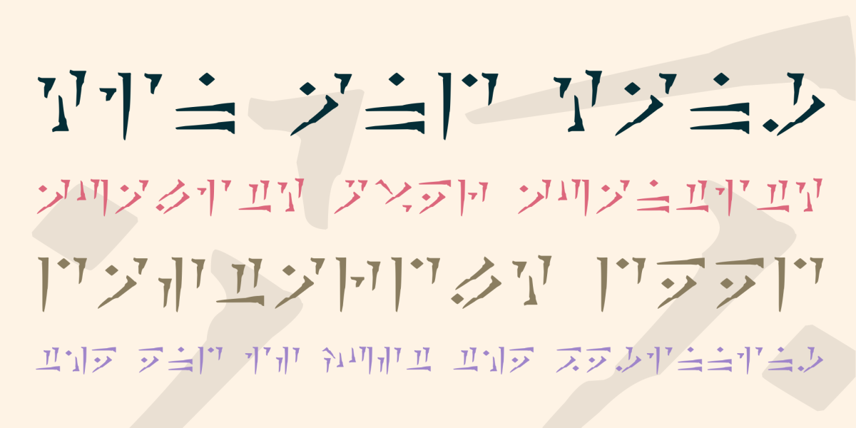 Skyrim Dragon Language Font