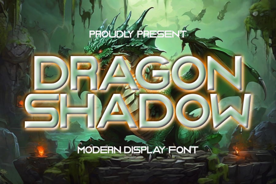 Dragon Shadow Font · 1001 Fonts