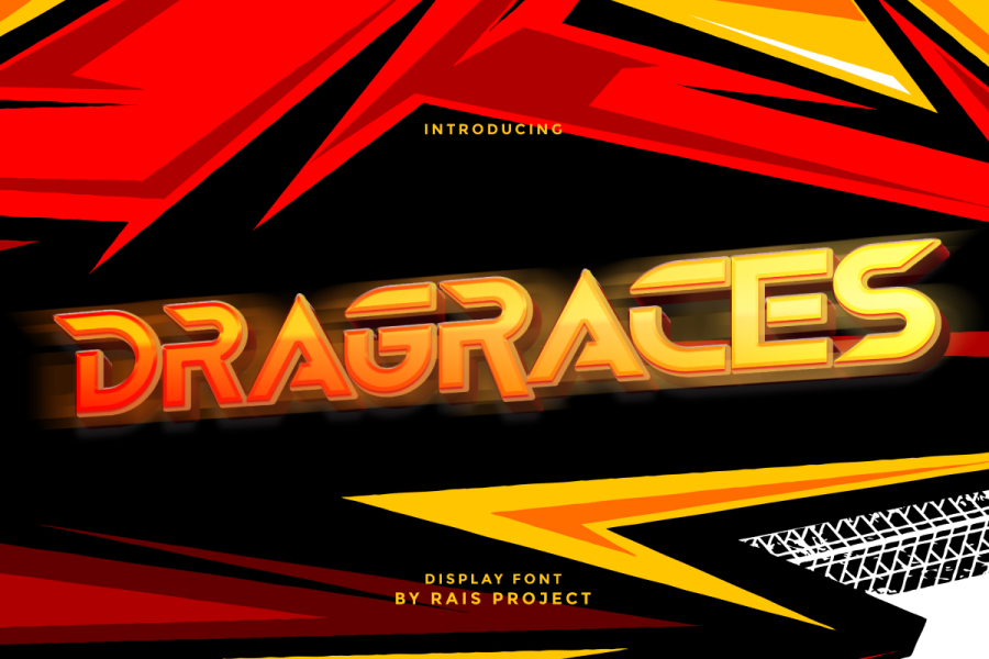 Dragraces Demo Font · 1001 Fonts