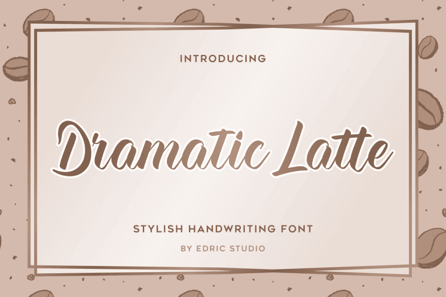 Dramatic Latte Demo Font · 1001 Fonts