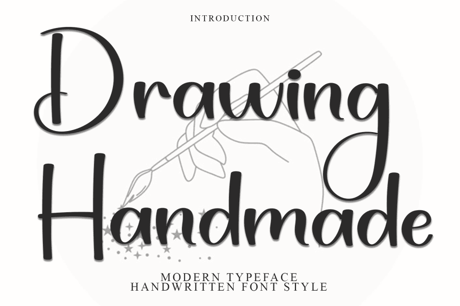 Drawing Handmade Font · 1001 Fonts
