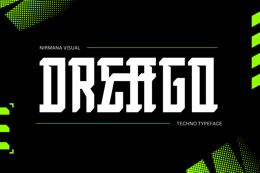 Dreago Techno Demo Font · 1001 Fonts