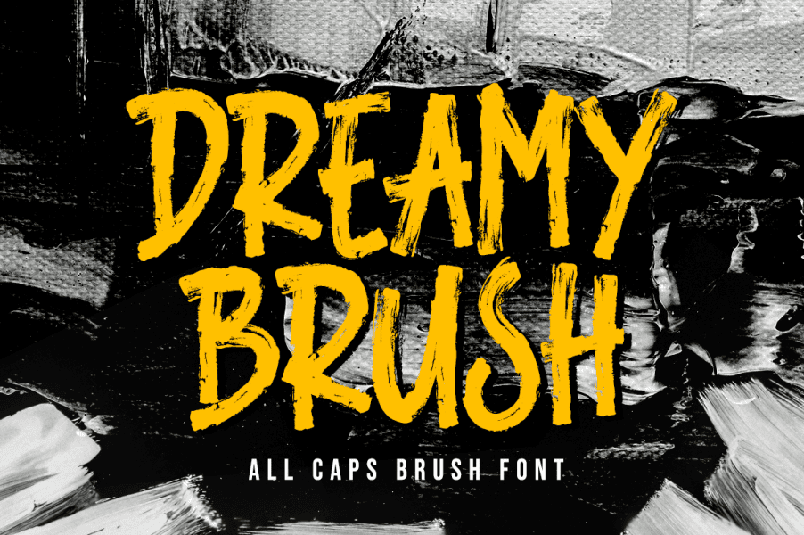 Dreamy Brush Font · 1001 Fonts