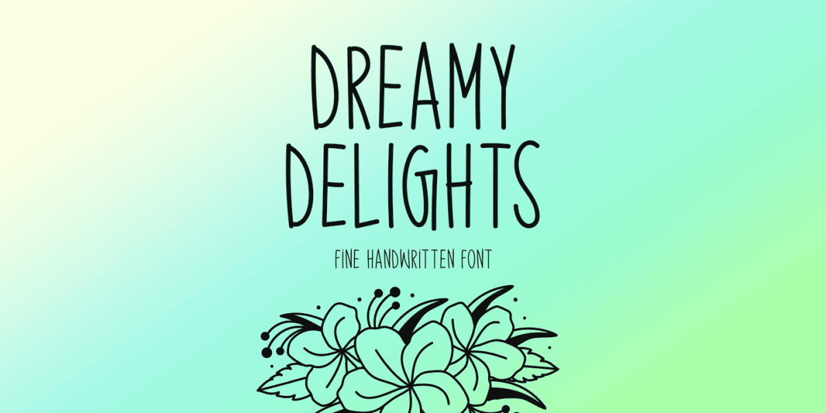 Dreamy Delights Font · 1001 Fonts
