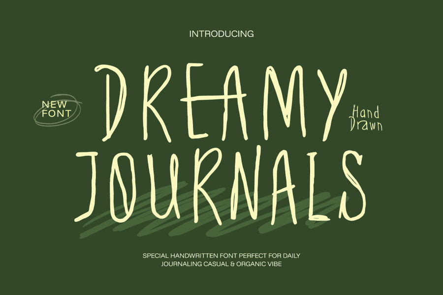 Dreamy Journals Demo Font · 1001 Fonts