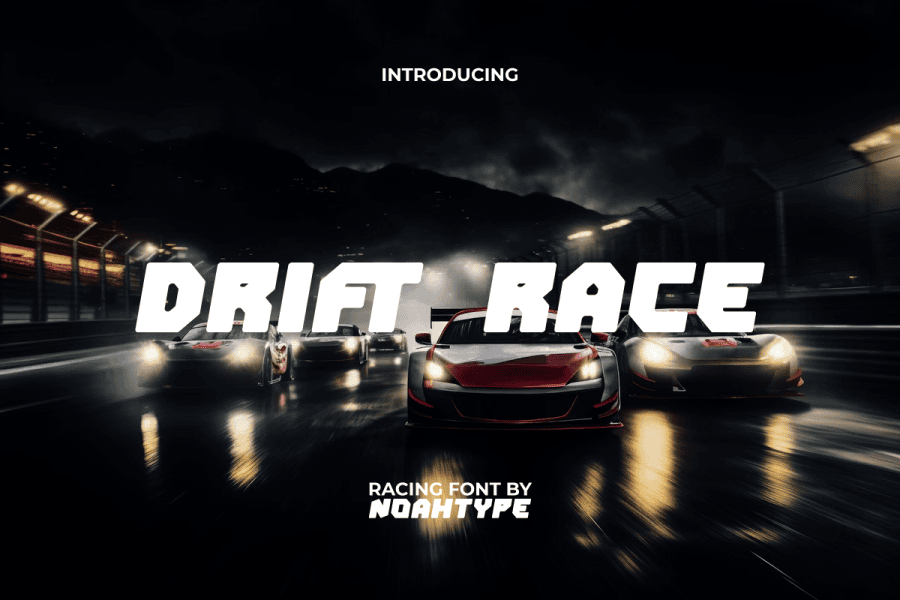 Drift Race Demo Font · 1001 Fonts