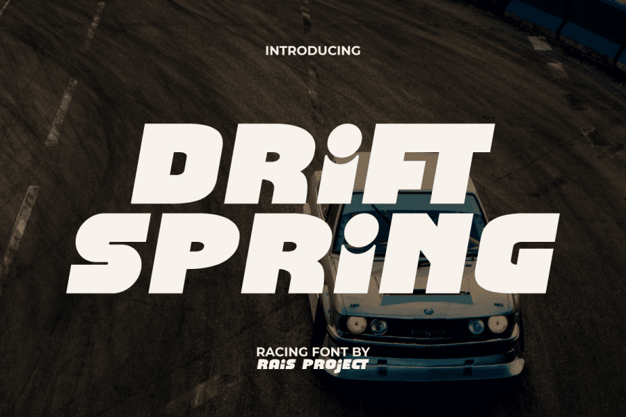 Drift Spring Demo Font · 1001 Fonts