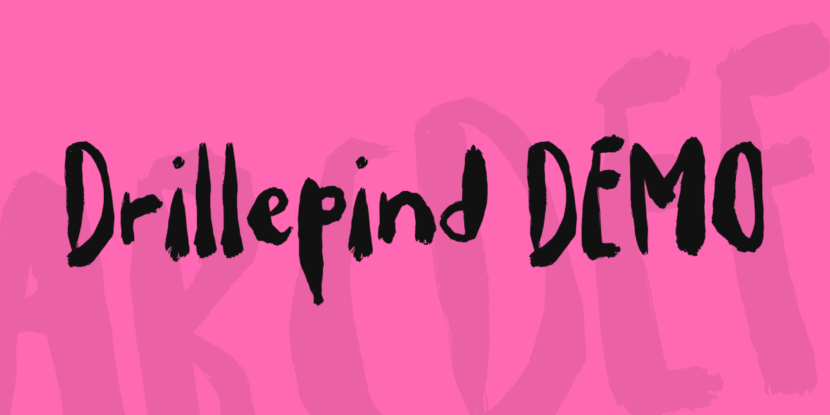 Drillepind DEMO Font · 1001 Fonts