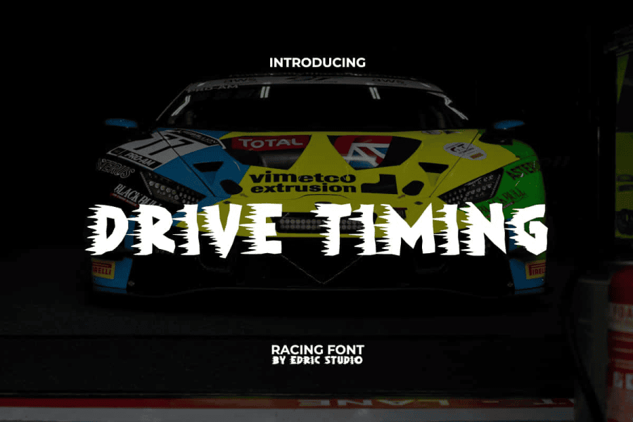 Drive Timing Demo Font · 1001 Fonts
