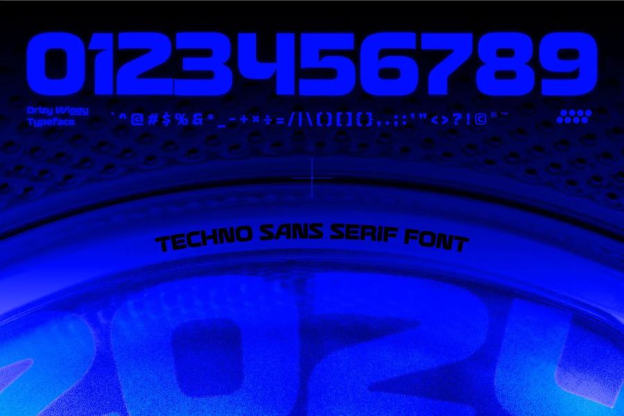 Drizy Wiggy Font · 1001 Fonts