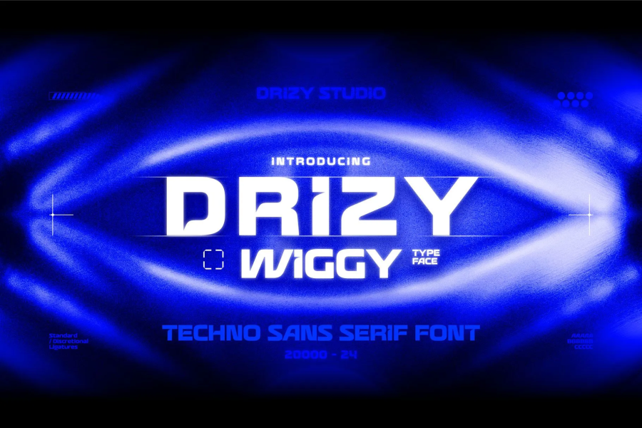 Drizy Wiggy Font · 1001 Fonts