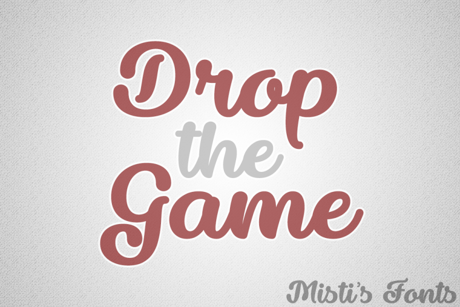 Drop the Game Font · 1001 Fonts