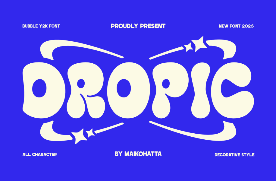 DROPIC Font · 1001 Fonts