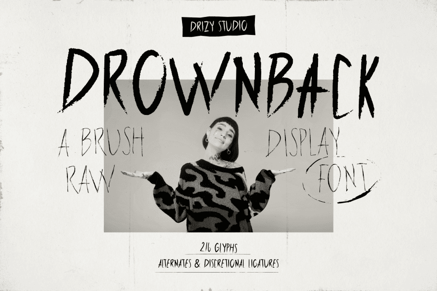 Drownback Demo Font · 1001 Fonts