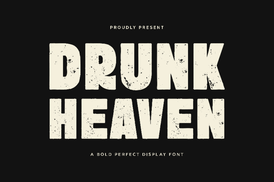 Drunk Heaven Font · 1001 Fonts