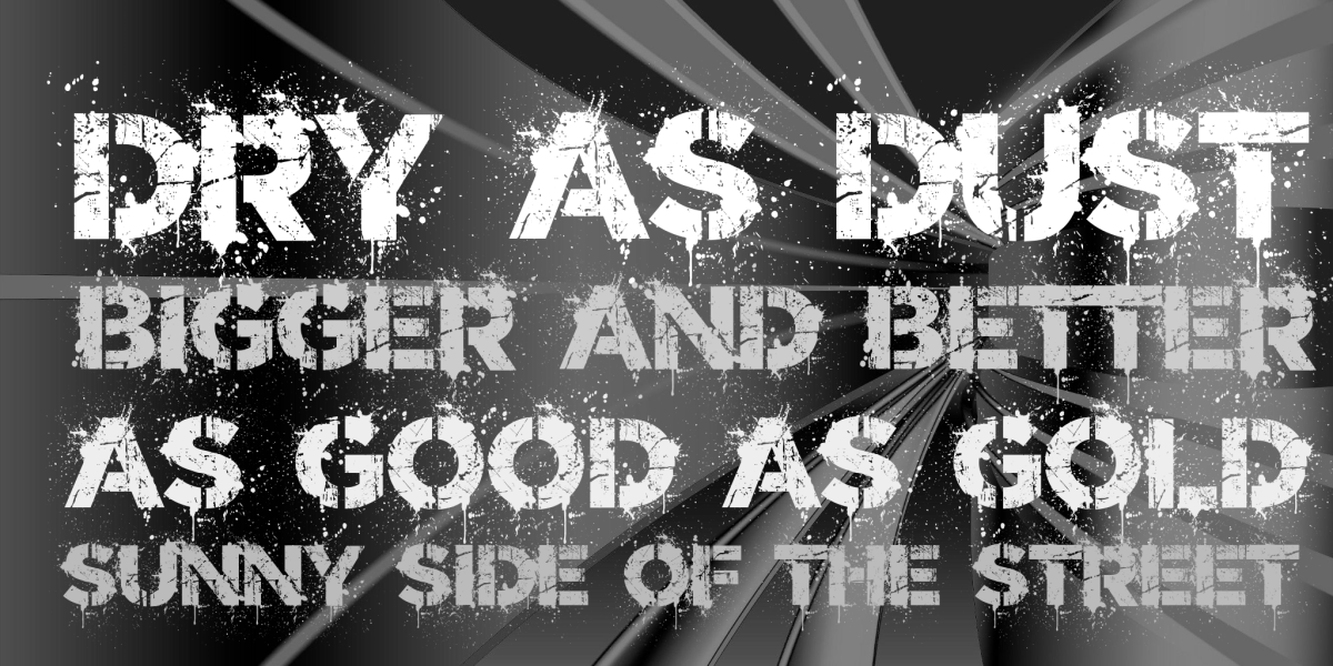 Drunk Font