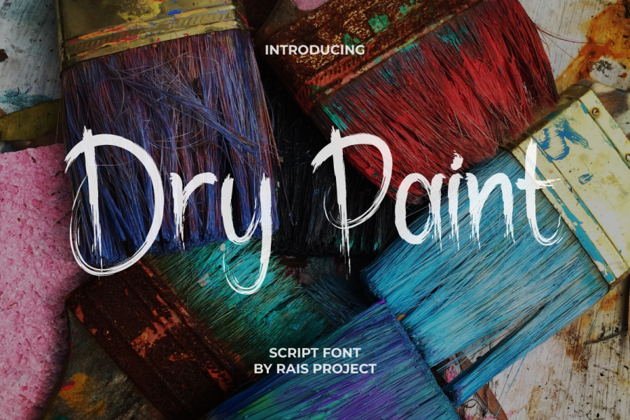 Dry Paint Demo Font · 1001 Fonts