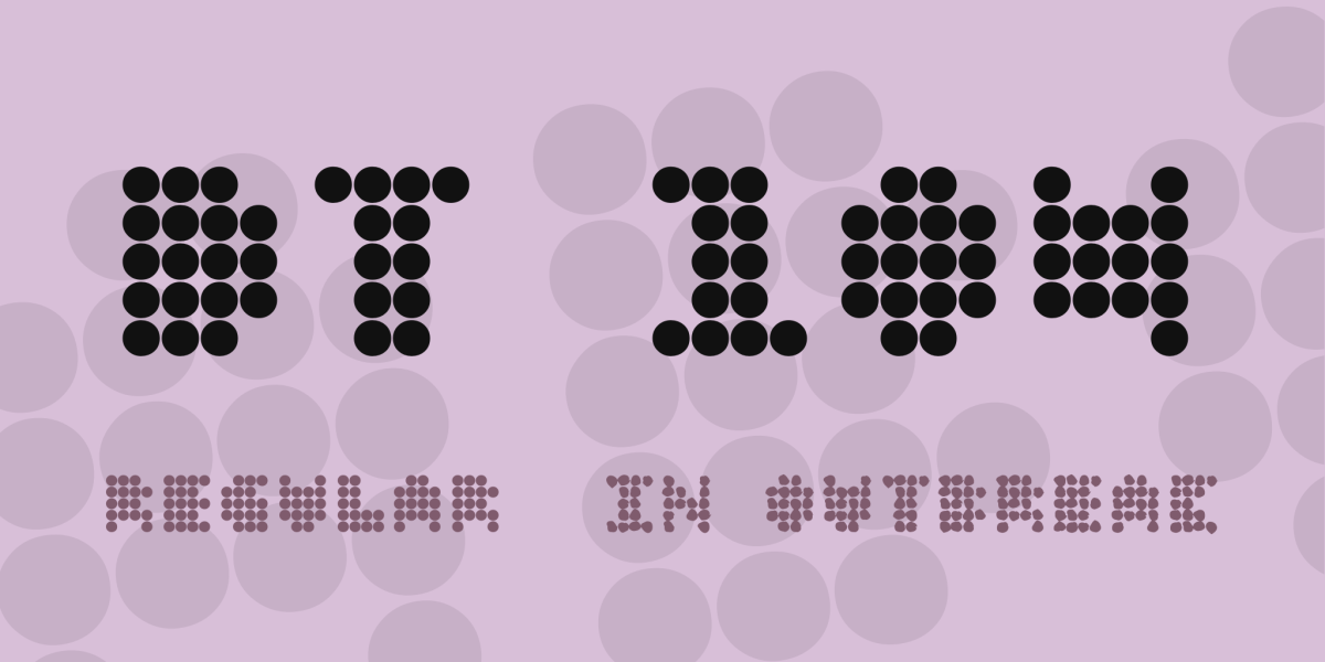 3 Free Dot Matrix, Mixed Case, Pixel Fonts · 1001 Fonts
