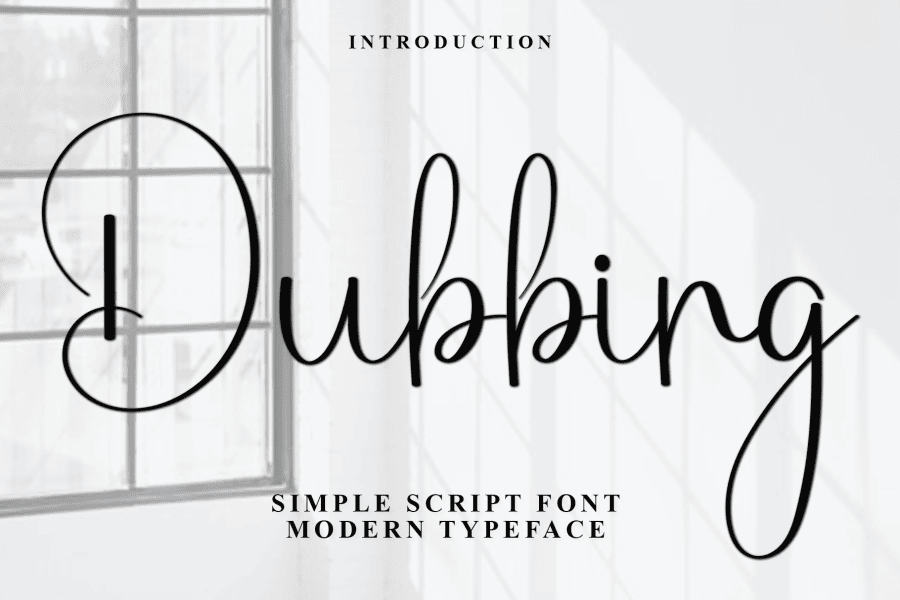 Dubbing Font · 1001 Fonts
