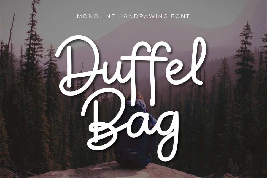 Duffel Bag Font · 1001 Fonts