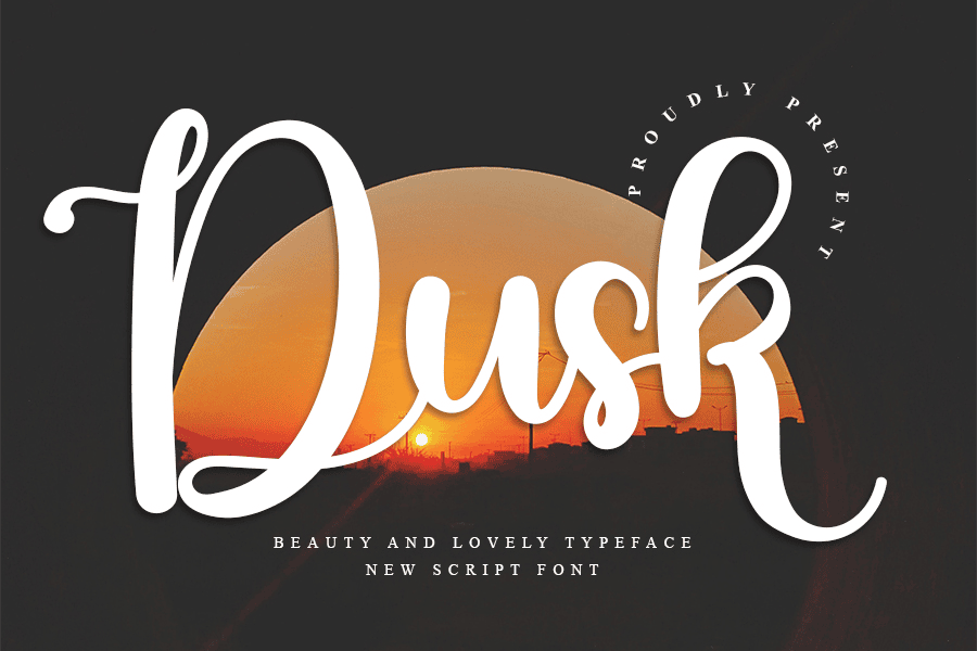 Dusk Font · 1001 Fonts